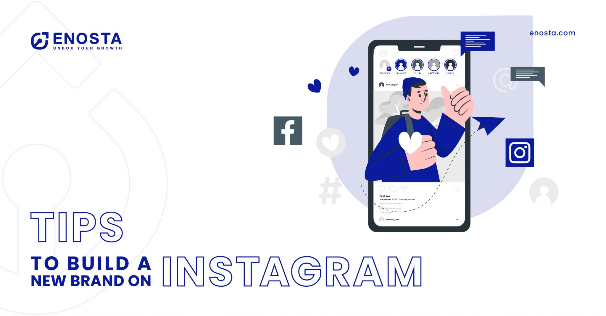 10 Brilliant Tips to Build a new Brand on Instagram | Enosta